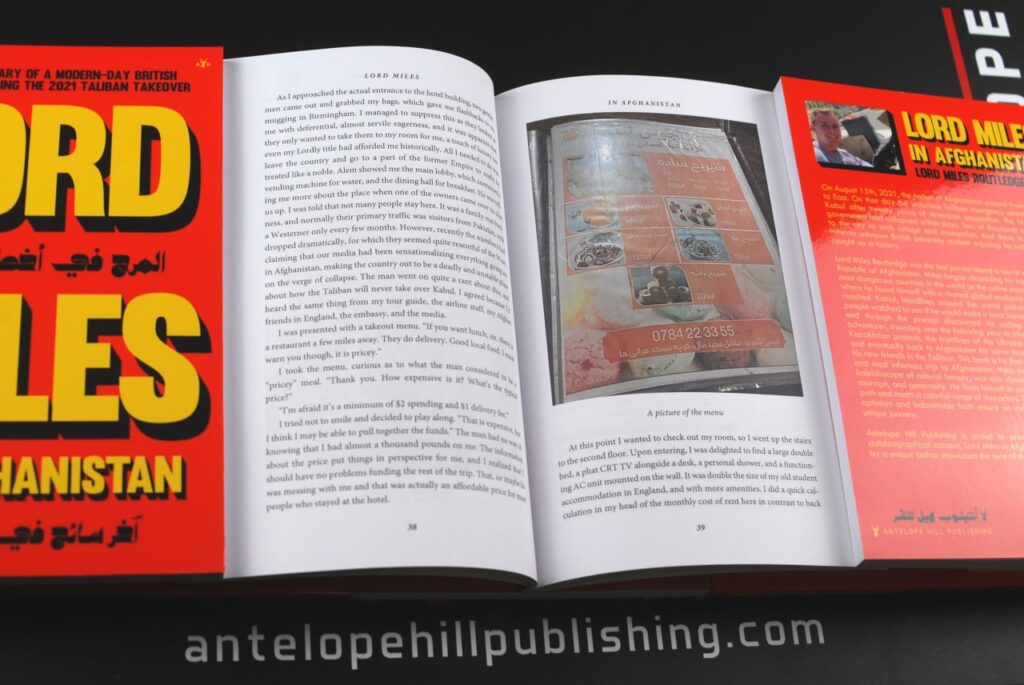 Lord Miles in Afghanistan – Antelope Hill Publishing